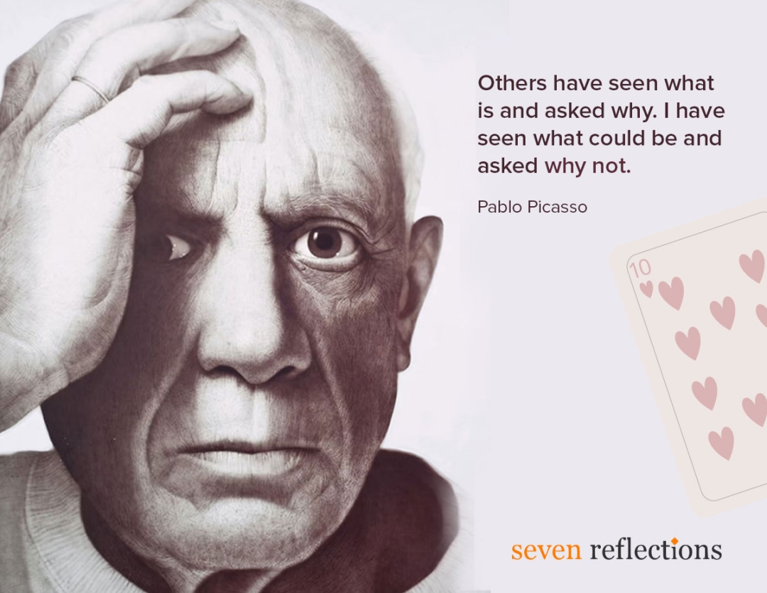 Pablo Picasso: Born the Ten of Hearts!