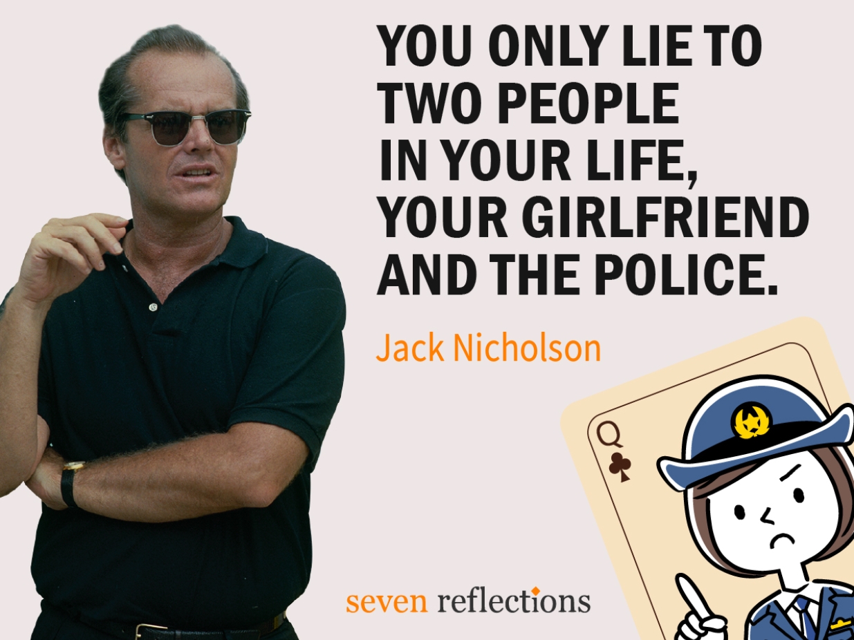 Jack Nicholson: Born the Queen of Clubs!